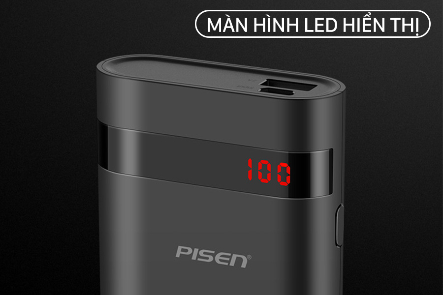 SẠC DỰ PHÒNG PISEN LED 10000MAH - Vua Cun' Shop - Hàng thủ công mỹ nghệ ...